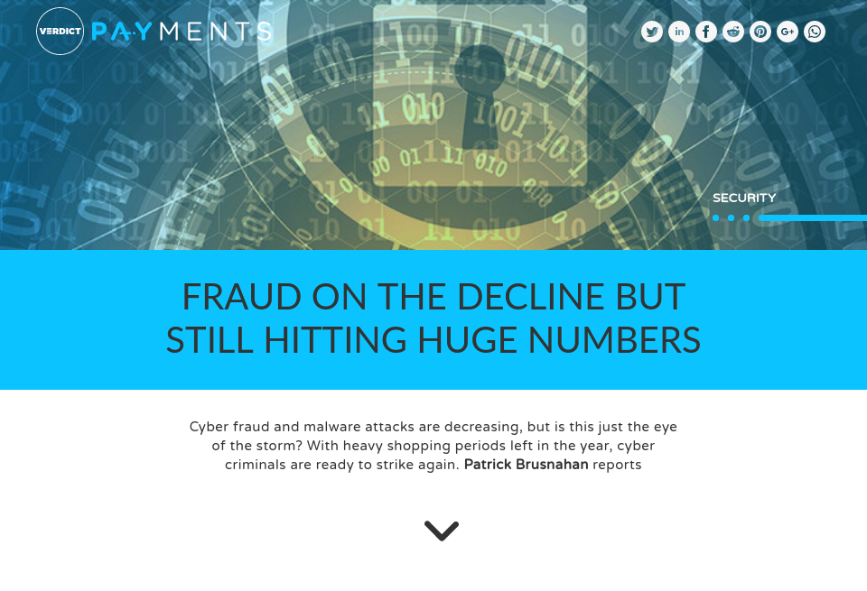 Fraud on the decline but still hitting huge numbers - Verdict Payments ...