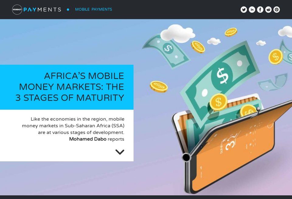 Africa’s mobile money markets: the 3 stages of maturity - Verdict ...