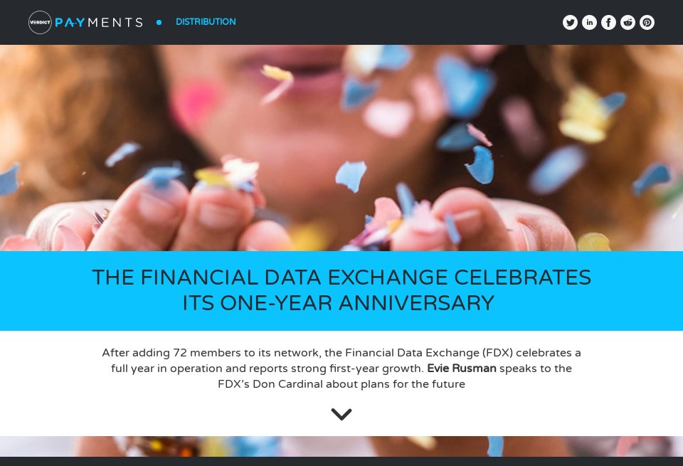 The Financial Data Exchange celebrates its one-year anniversary ...